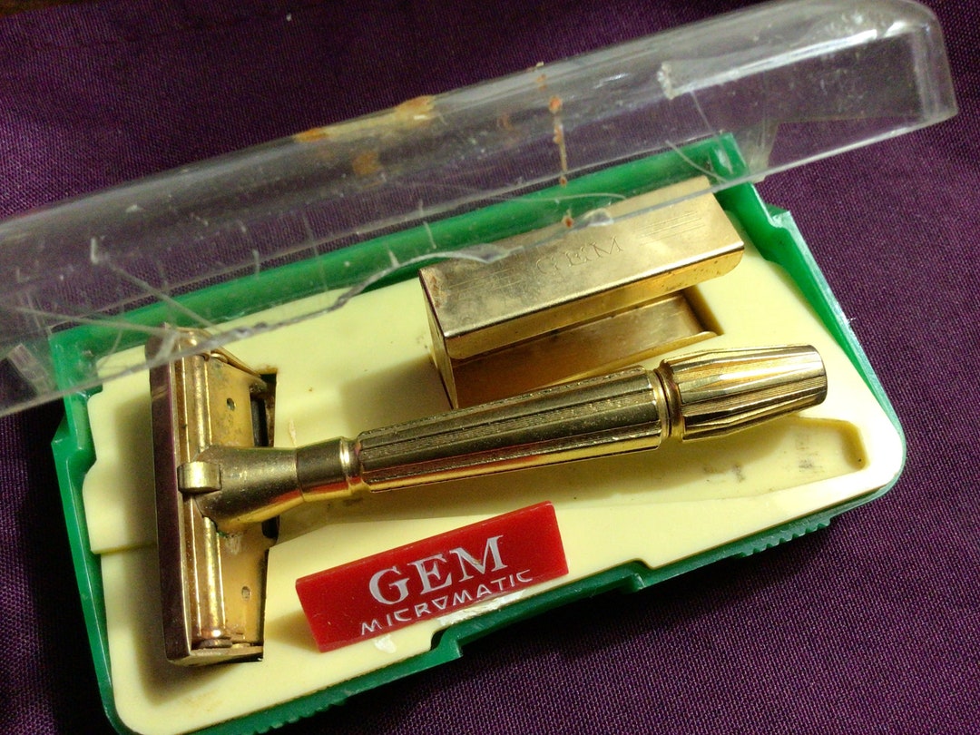 Gem Micromatic Shaving Razor and Razor Box in Original Box - Etsy