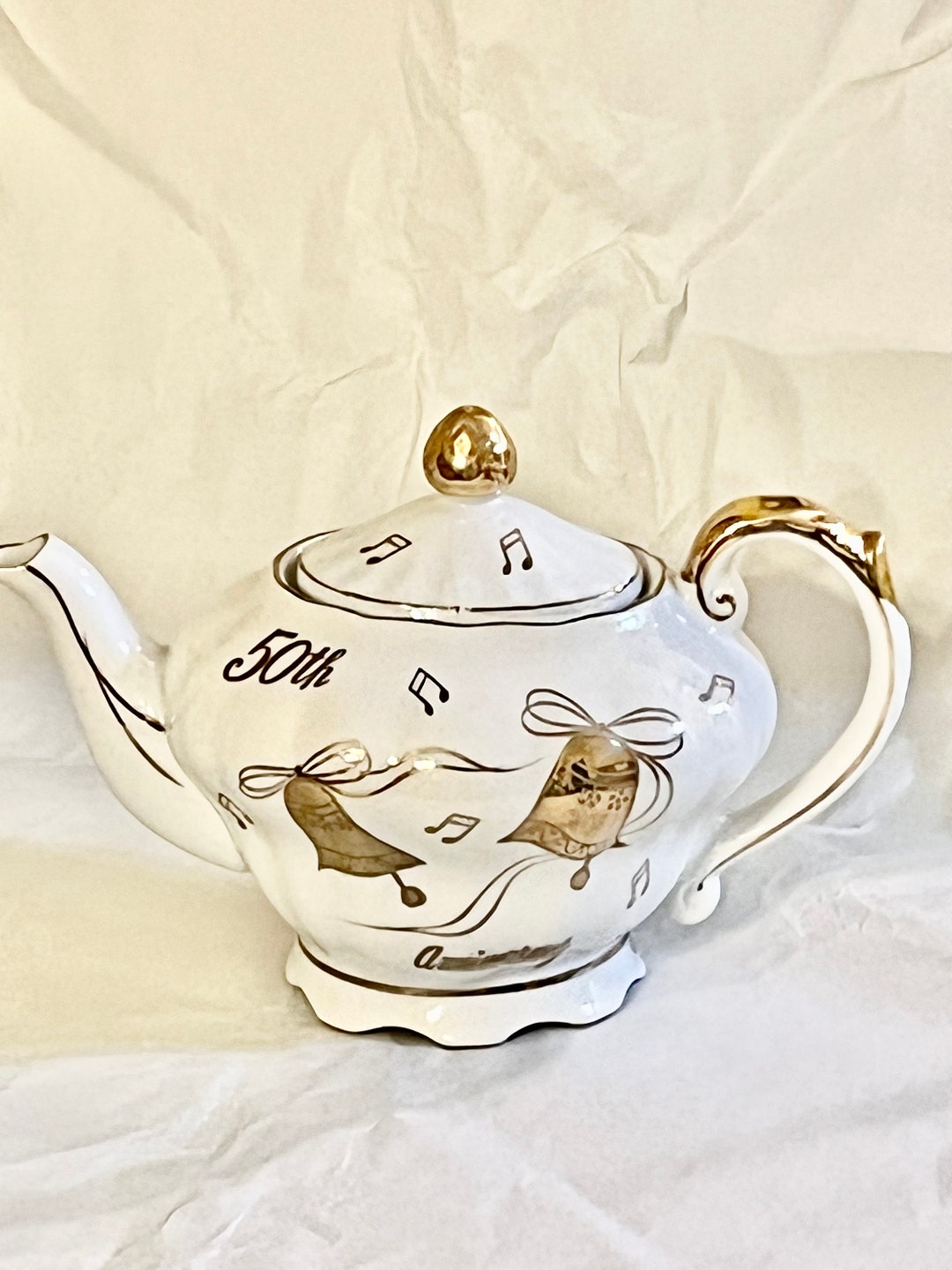 50 Th Anniversary Musical Teapot Made in Taiwan - Etsy
