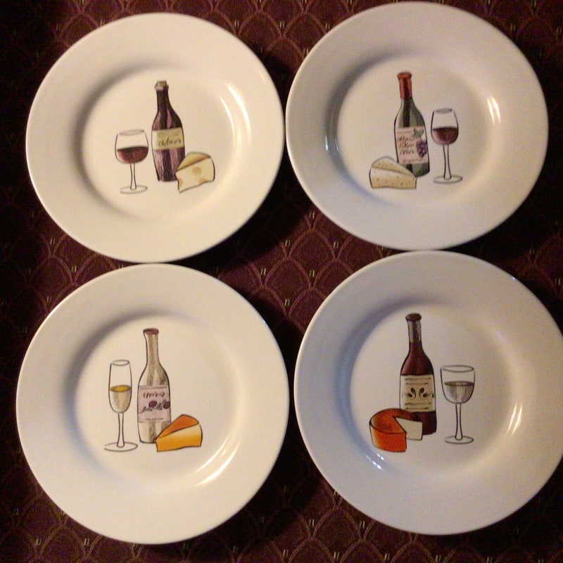 Wine Plates - Etsy
