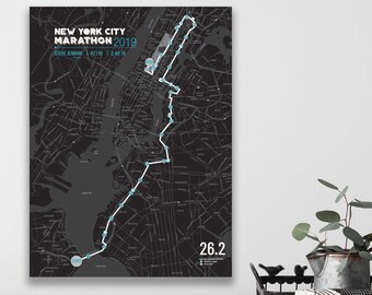 Running Map Art - Etsy