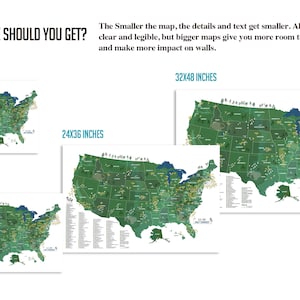 Personalized Golf USA Map: Push Pin Canvas, Top 200 Courses - Etsy
