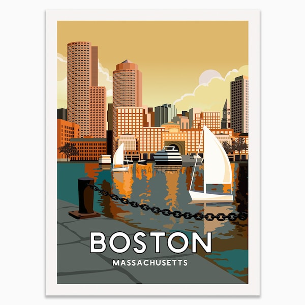 Boston Posters - Etsy