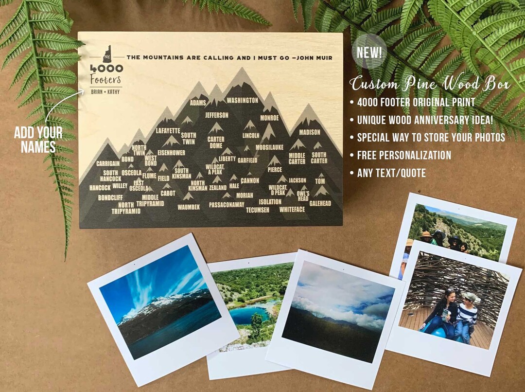 4000 Footer Wooden Box Memory Box Keepsake Box Long - Etsy