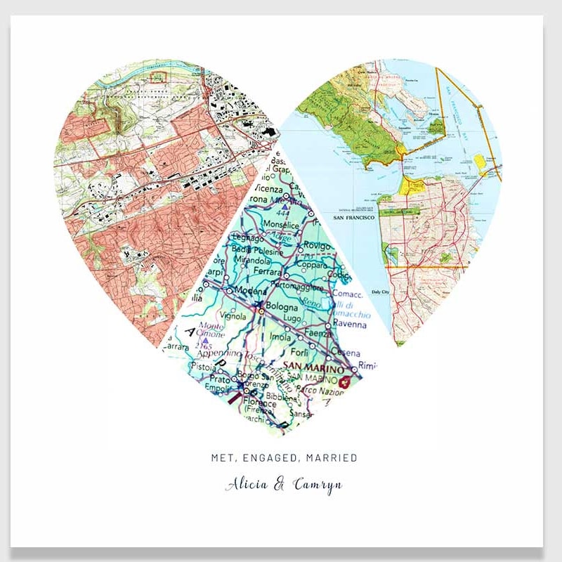 Custom Map Gifts - 60+ Gift Ideas for 2025