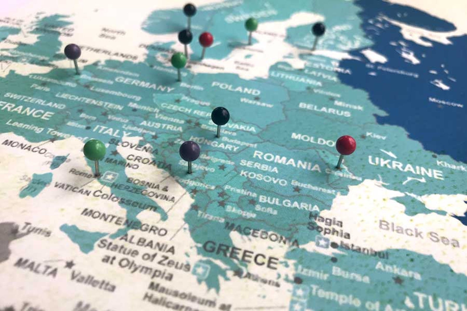 World Map Push Pin Push Pin Map Large Push Pin World Map | Etsy