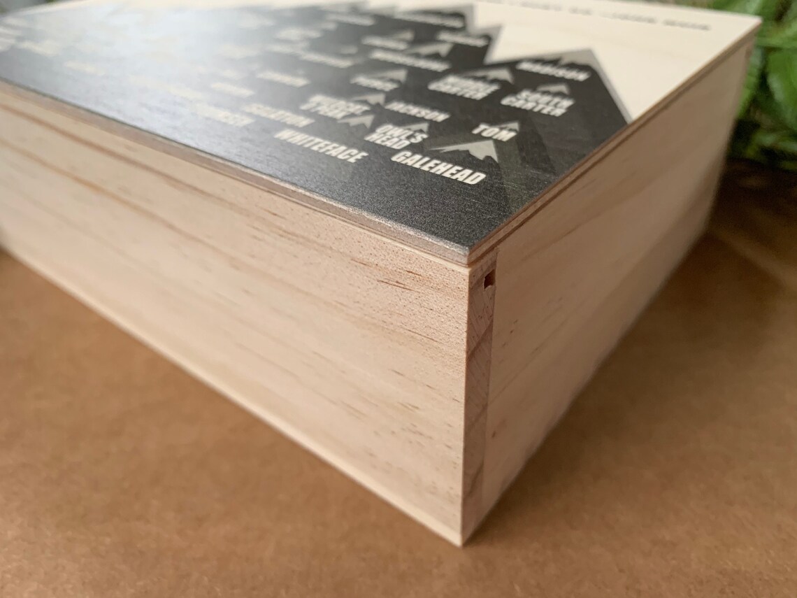 4000 Footer Wooden Box Memory Box Keepsake Box Long - Etsy