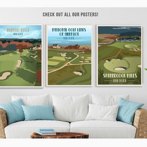 Vintage Golf Course Poster Set: Mix & Match Wall Art (unframed) - Etsy