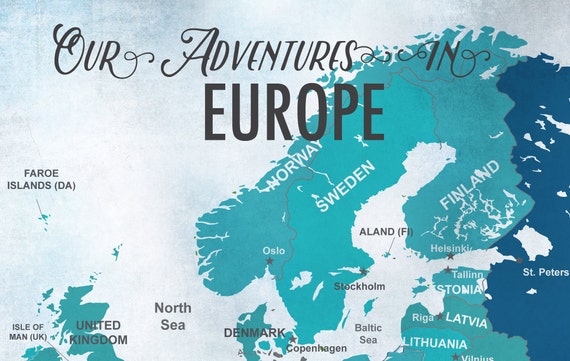 Map Of Europe Islands