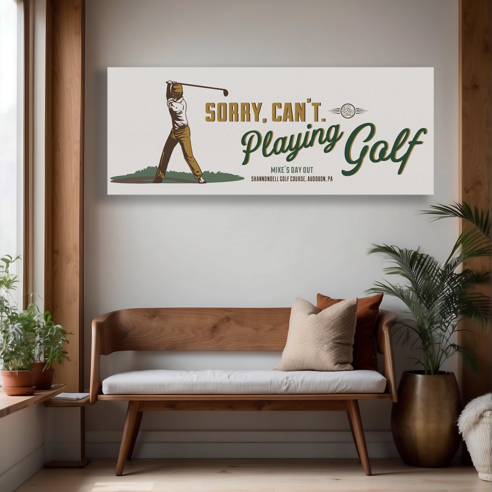 Golf Gifts, Funny Golf Sign for Men, Office, Bar or Man Cave Decor ...