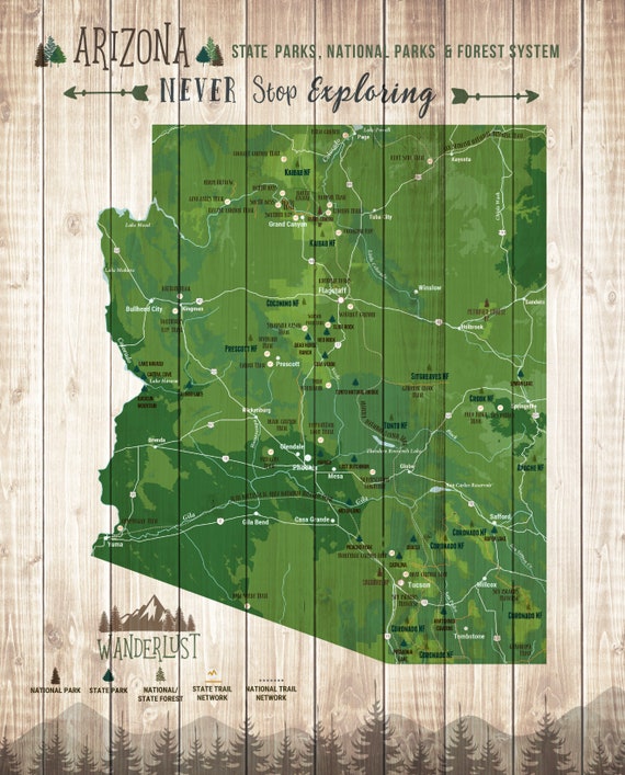 Arizona State Parks Map