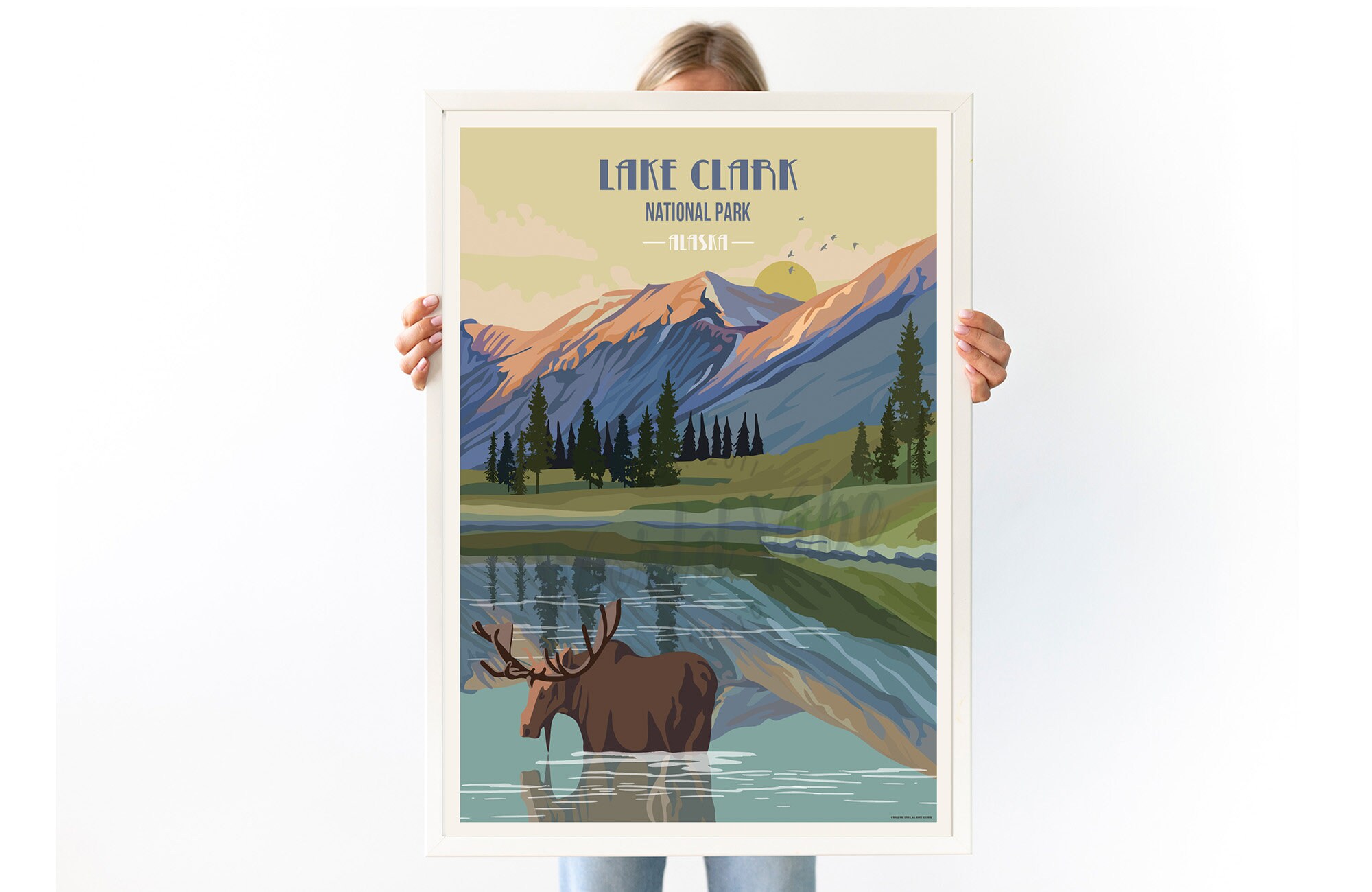Lake Clark National Park Poster National Parks National Park | Etsy