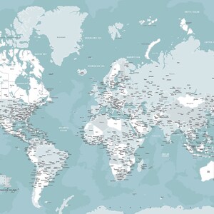 Gift for Dad Map Gift for Parent Map With Compass World - Etsy