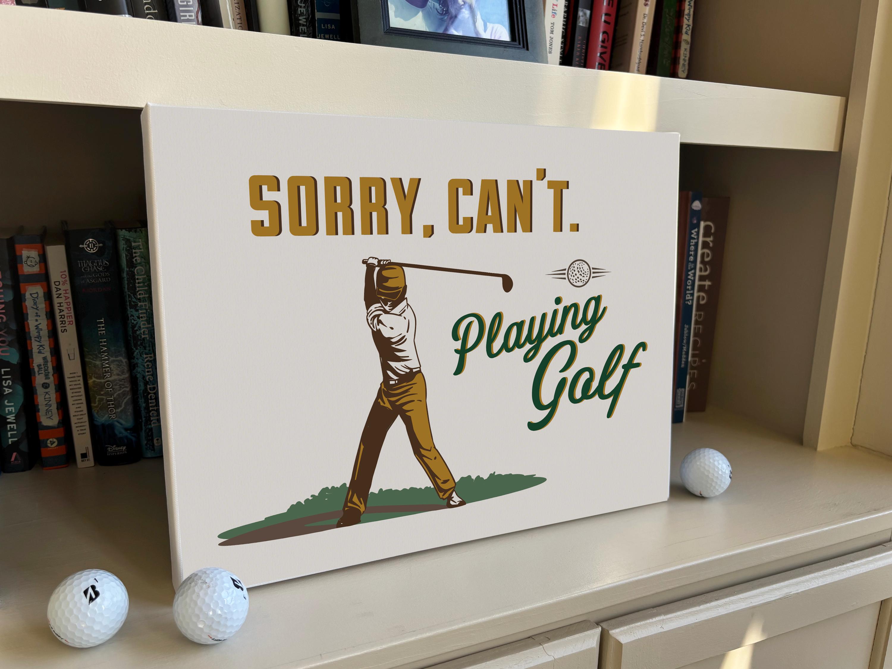 Golf Gifts, Funny Golf Sign for Men, Office, Bar or Man Cave Decor ...