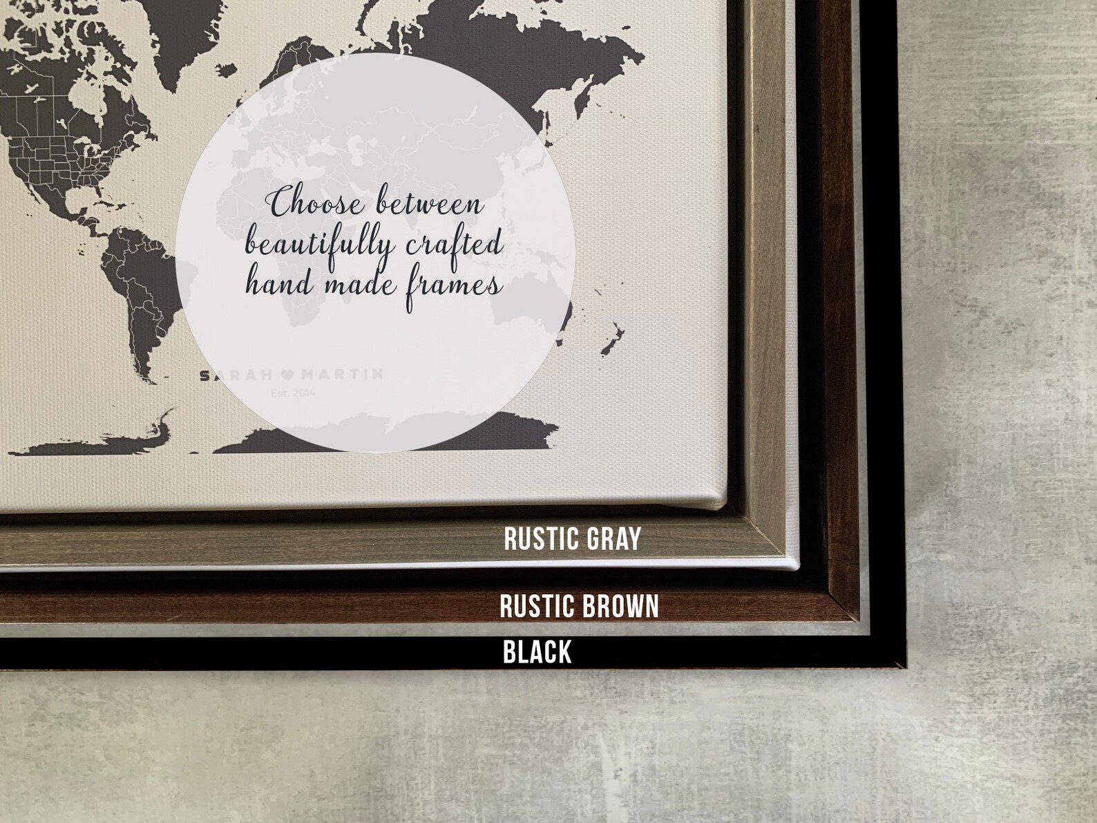 Push Pin Map, Custom Map Gift, Travel Memories Gift, Custom Wedding Map ...