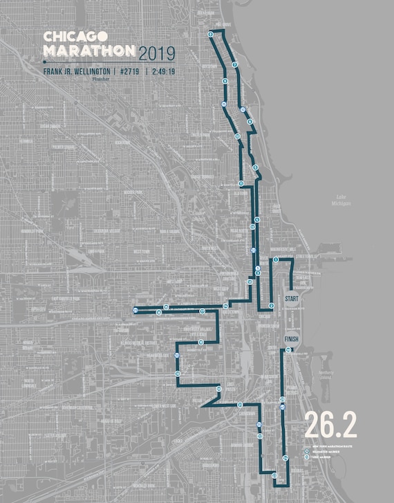Chicago Marathon 2022 Course Map