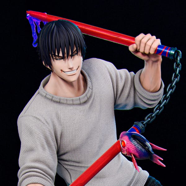 Jujutsu Kaisen Toji Figure - Etsy
