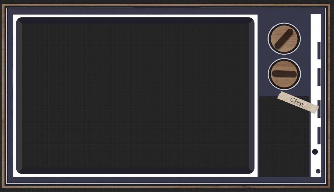 Retro CRT TV Twitch Overlay Pack • Vintage Stream Screens (PNG) - Etsy