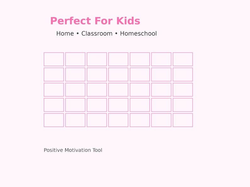 Kids Star Reward Chart Printable | Chore & Routine Tracker (PDF ...