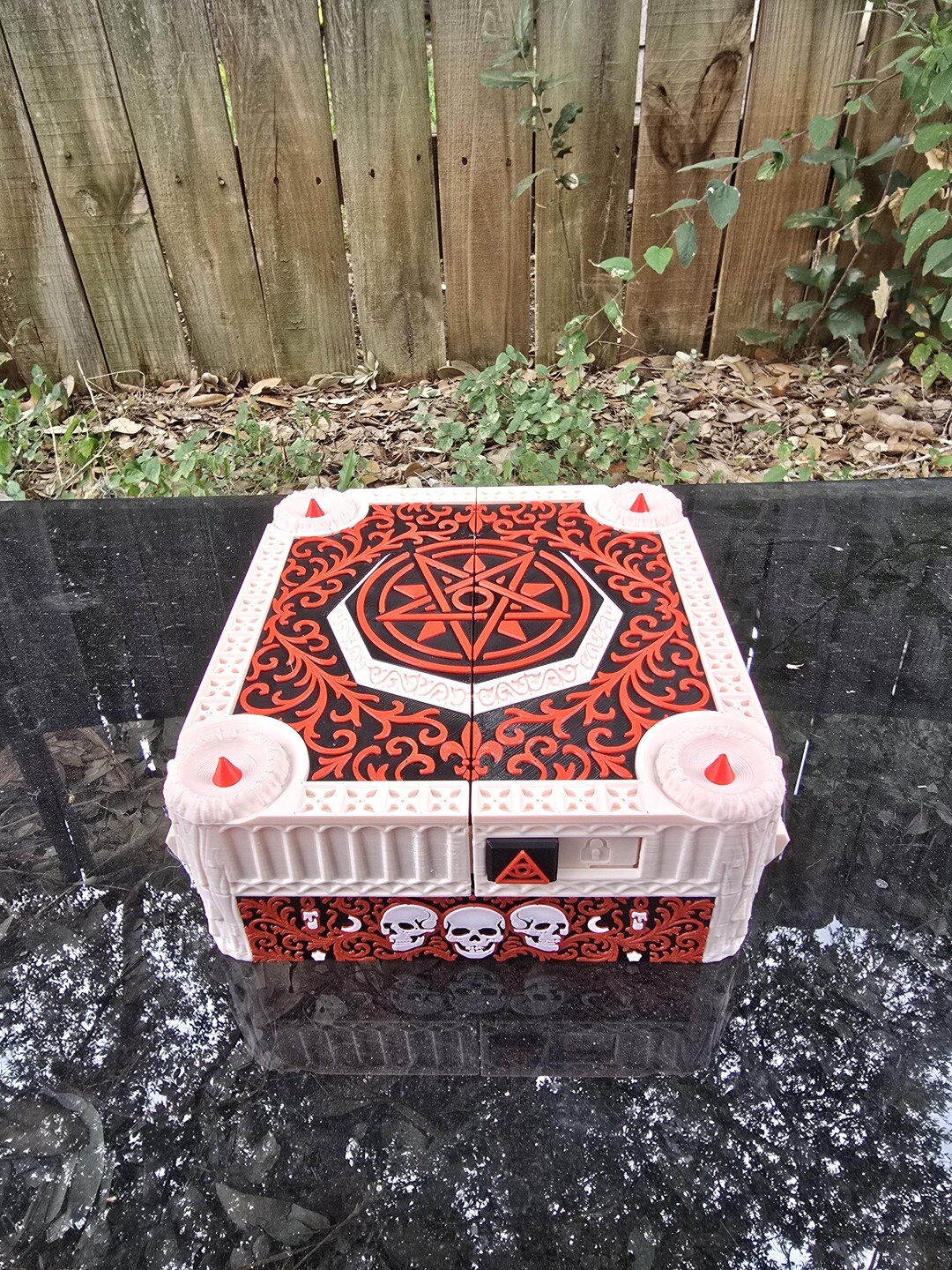D&D Necromancer Chest With Condition Card - Etsy