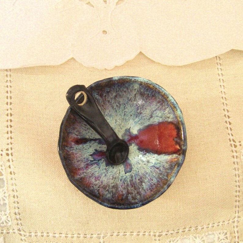 Salt Cellar With Mini Spoon Salt Pig - Etsy