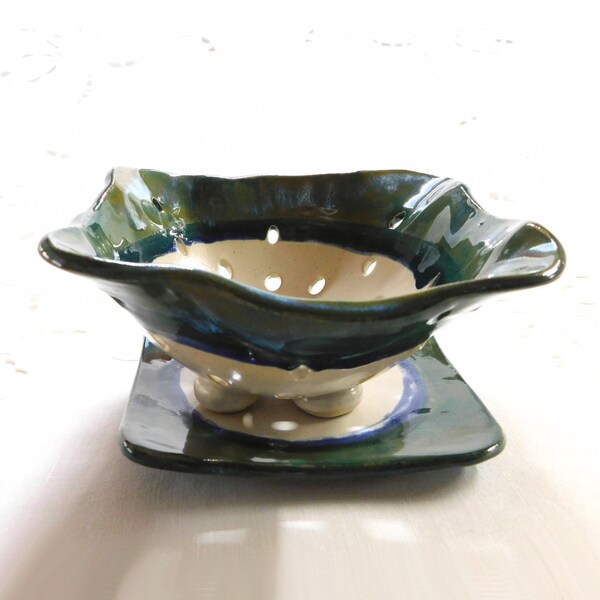 Pottery Colander - Etsy