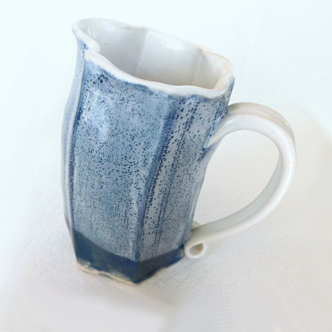 Blue and White Pottery Creamer or Milk Pitcher, - Etsy