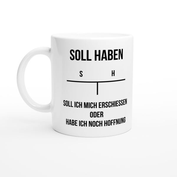 Tasse soll und haben - Etsy.de