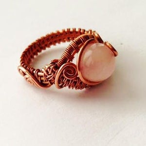 Copper Woven Statement Rings - Etsy