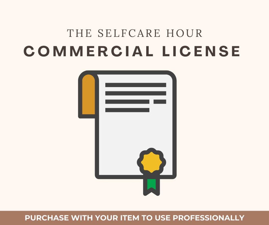Commercial License – for Product Distribution and Client Use - Etsy