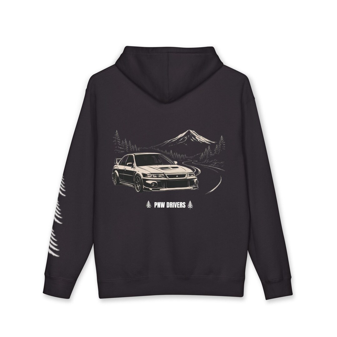 PNW Drivers JDM Hoodie - Lancer EVO Inspired Streetwear, Pacific ...