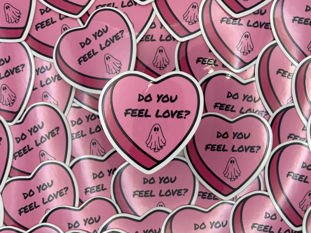 Do You Feel Love Heart Sticker - Etsy