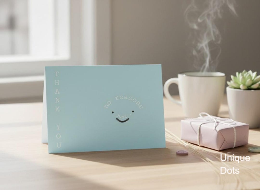 Printable Card, "thank You", High Resolution JPEG, 7x5 Inches, Instant ...