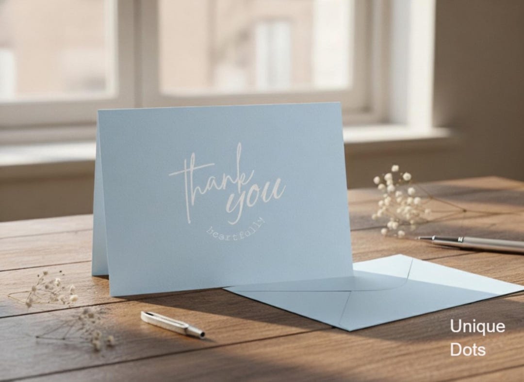 Printable Card, "thank You", High Resolution JPEG, 7x5 Inches, Instant ...