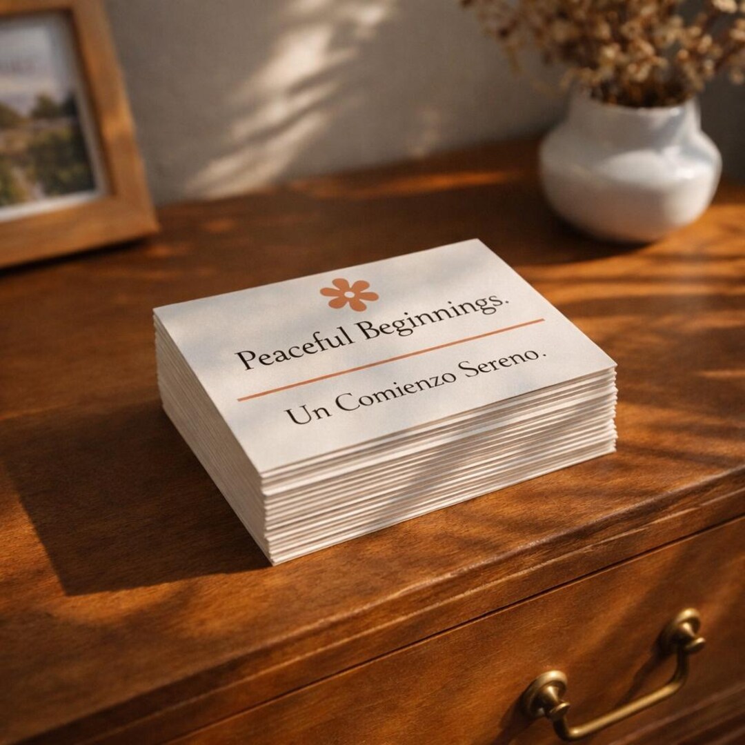 20 Bilingual Affirmation Cards PDF - English & Spanish Positive Quotes ...