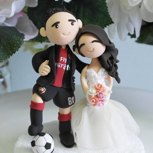 Custom Wedding Cake Topper Arsenal Fan and His Forever - Etsy Australia