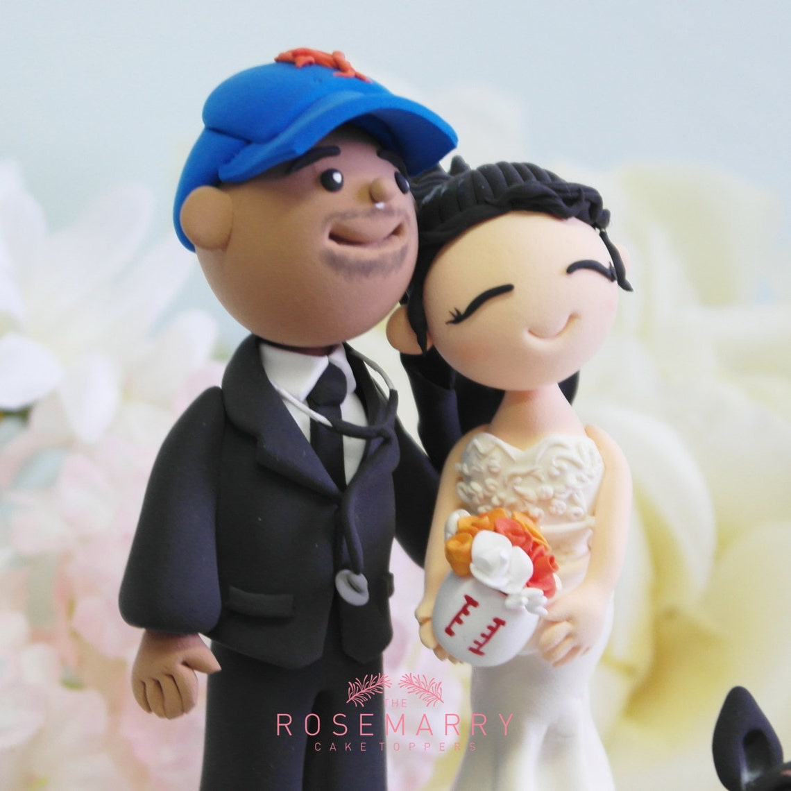 Custom Cake Topper Dr & Mrs - Etsy