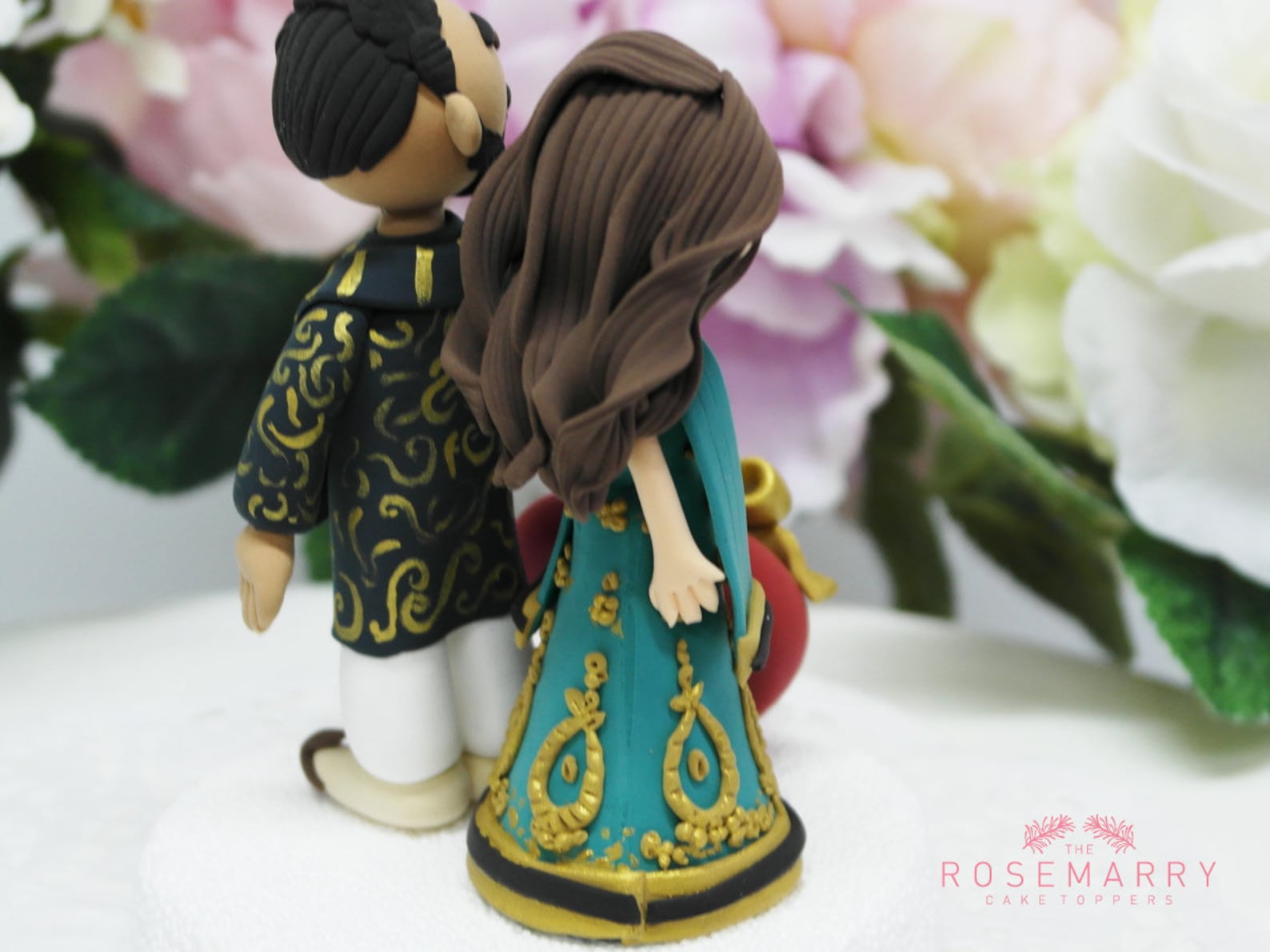 Custom Cake Topper Indian traditional Wedding Theme | Etsy