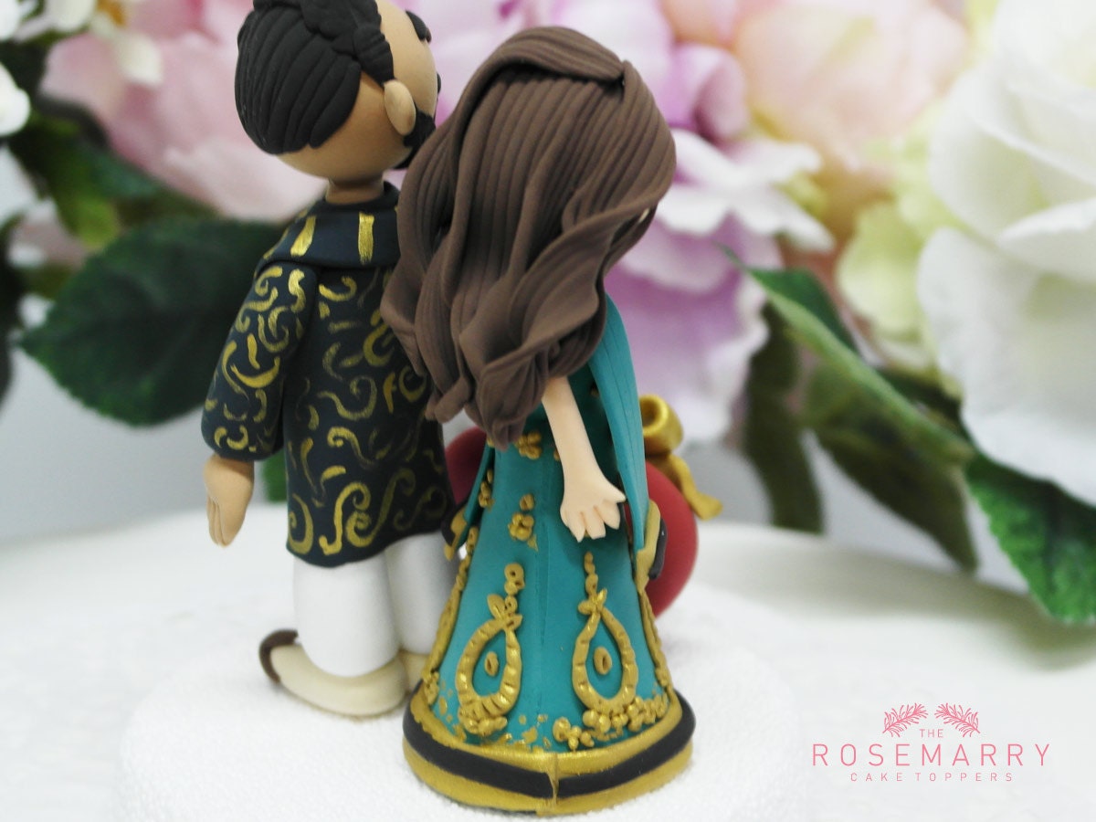 Custom Cake Topper Indian traditional Wedding Theme | Etsy