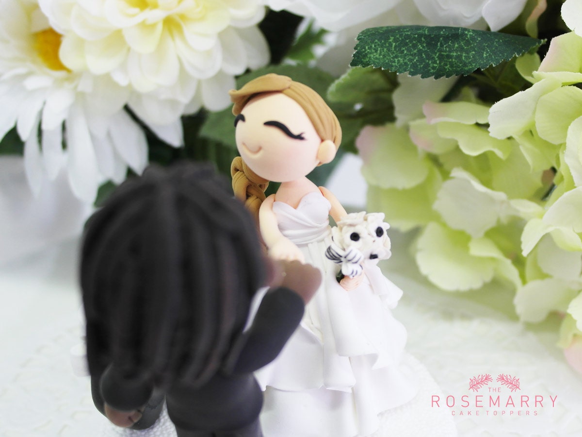Custom Wedding Cake Topper- Lets Fist Bump! - Etsy