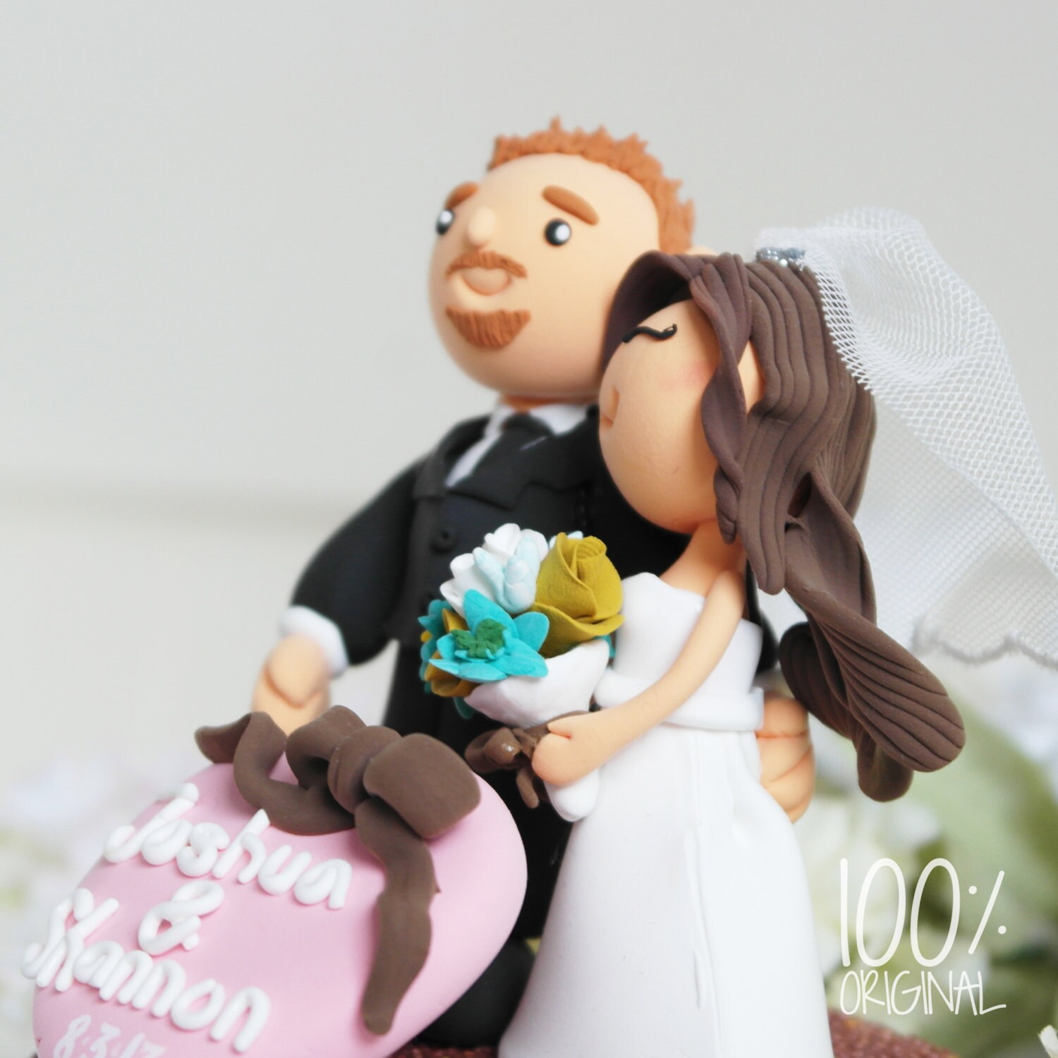 Custom Cake Topper Sweet Choc Brown Theme | Etsy