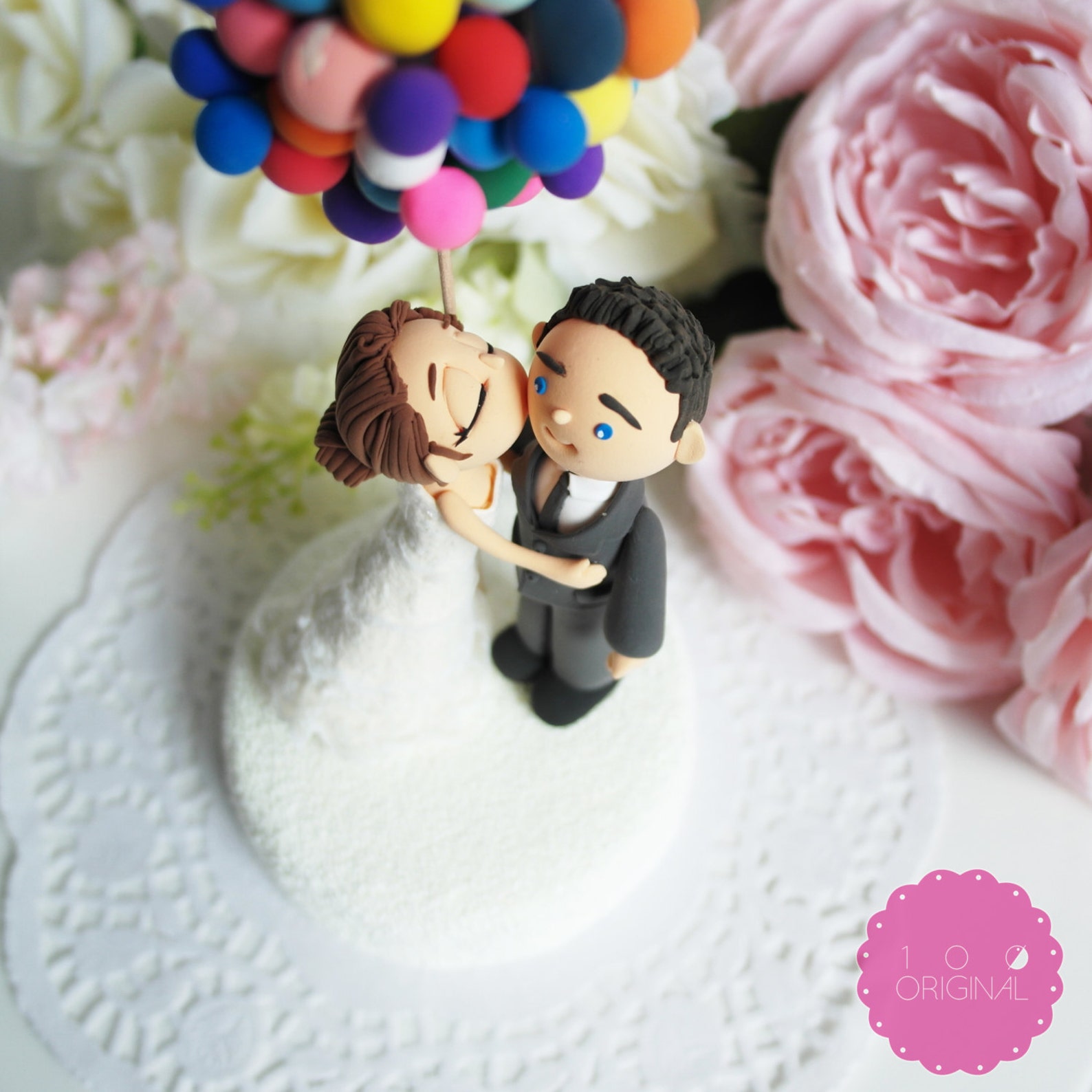 Custom Cake Topper UP Inspired Wedding - Etsy