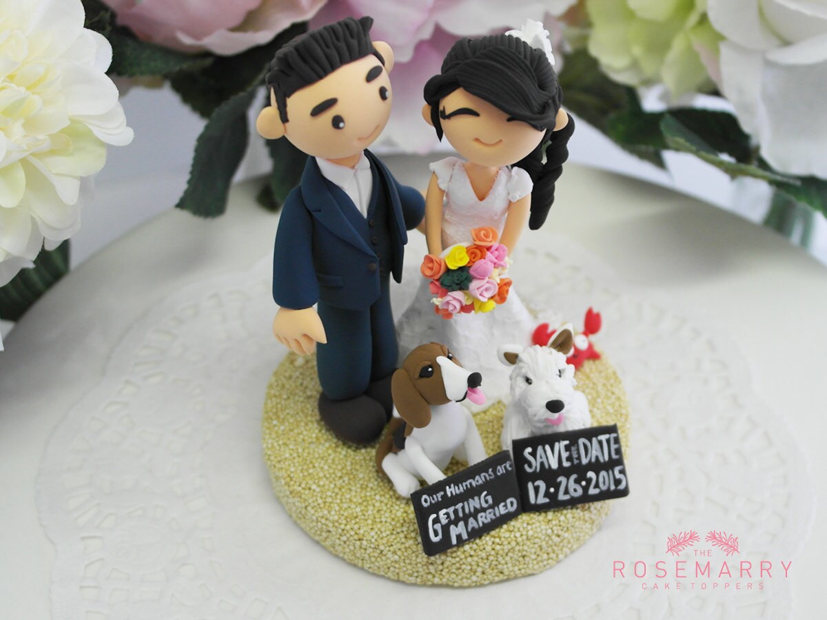 Custom Cake Topper- Save the Date - Etsy