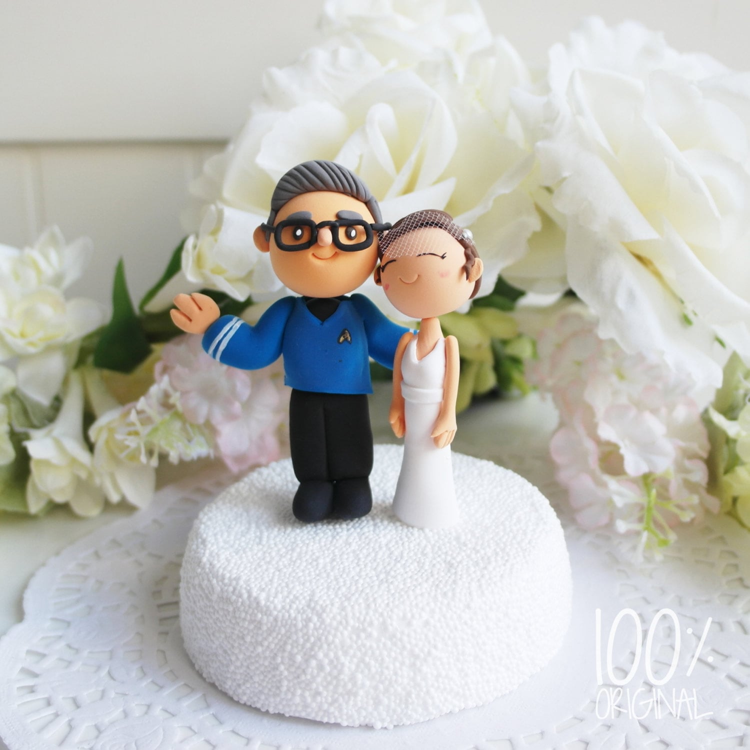 Star Trek Wedding Cake Topper