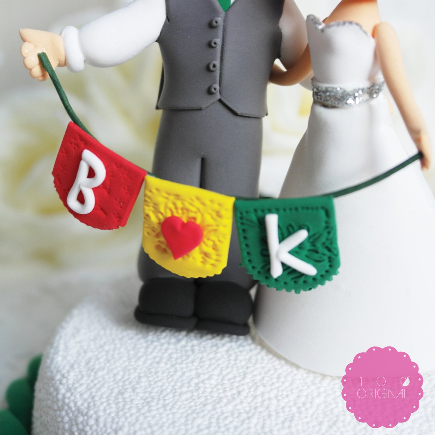 Custom Cake Topper- Mexican Fiesta Theme Couple - Etsy