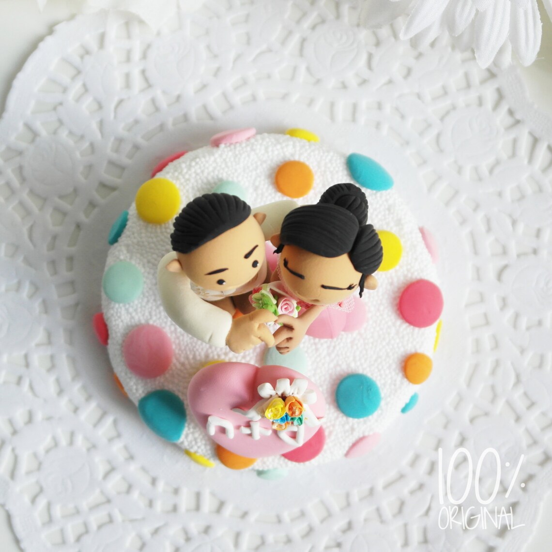 Custom Cake Topper- Cute Candy Theme - Etsy