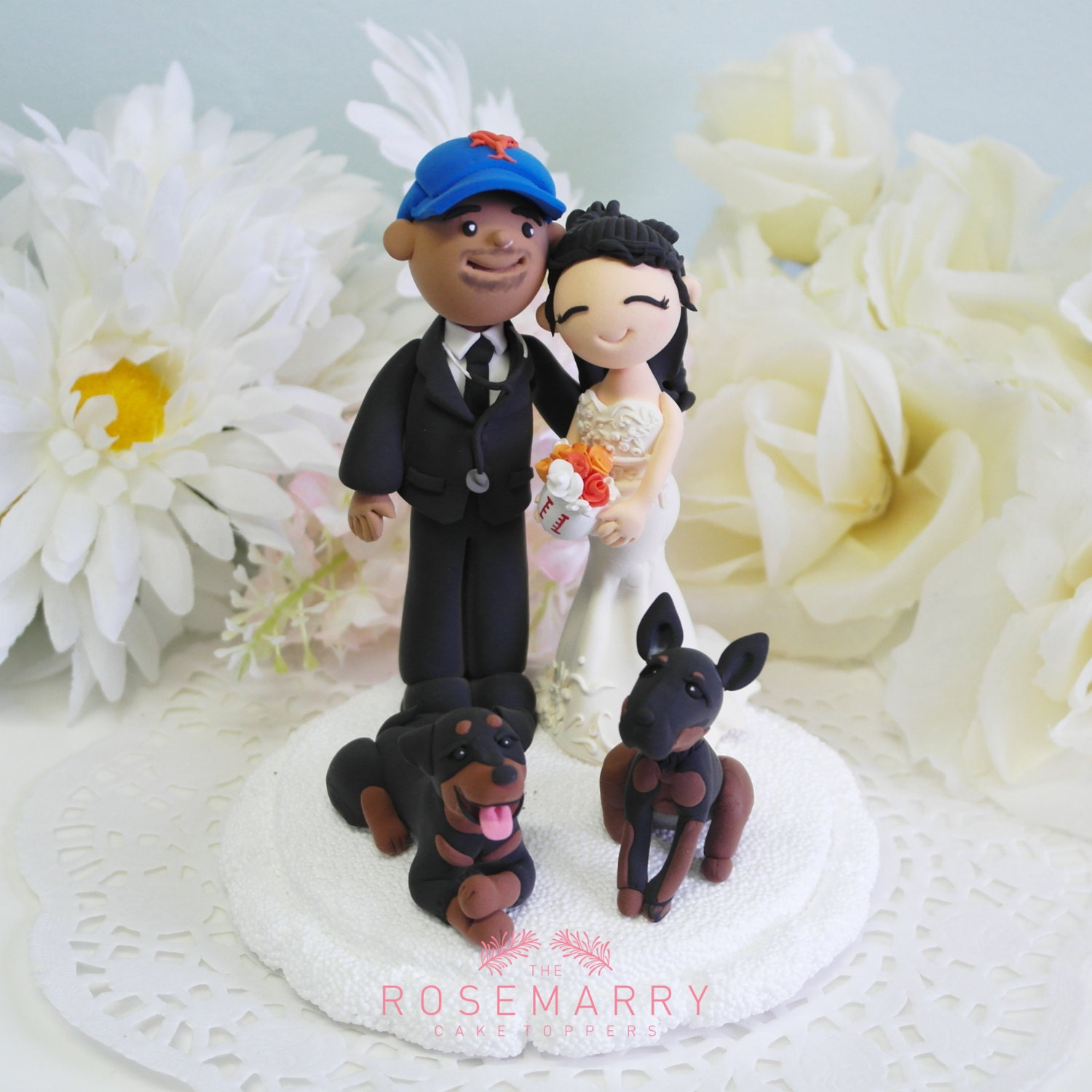 Custom Cake Topper Dr & Mrs - Etsy