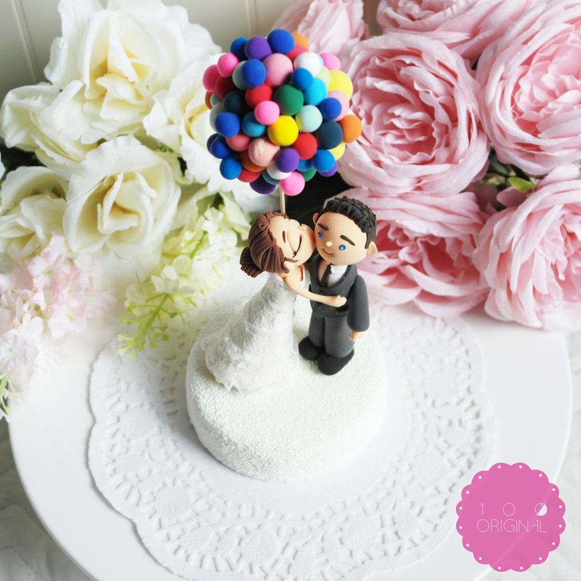Custom Cake Topper UP Inspired Wedding - Etsy
