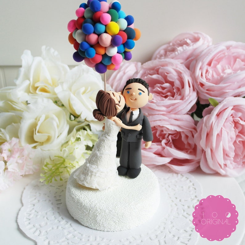 Custom Cake Topper UP Inspired Wedding - Etsy