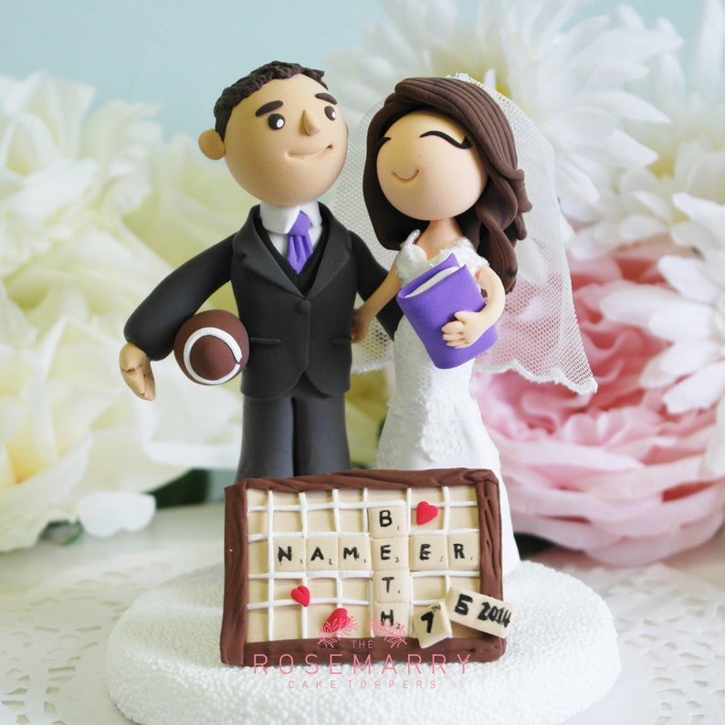 Custom Cake Topper Scrabble Love | Etsy