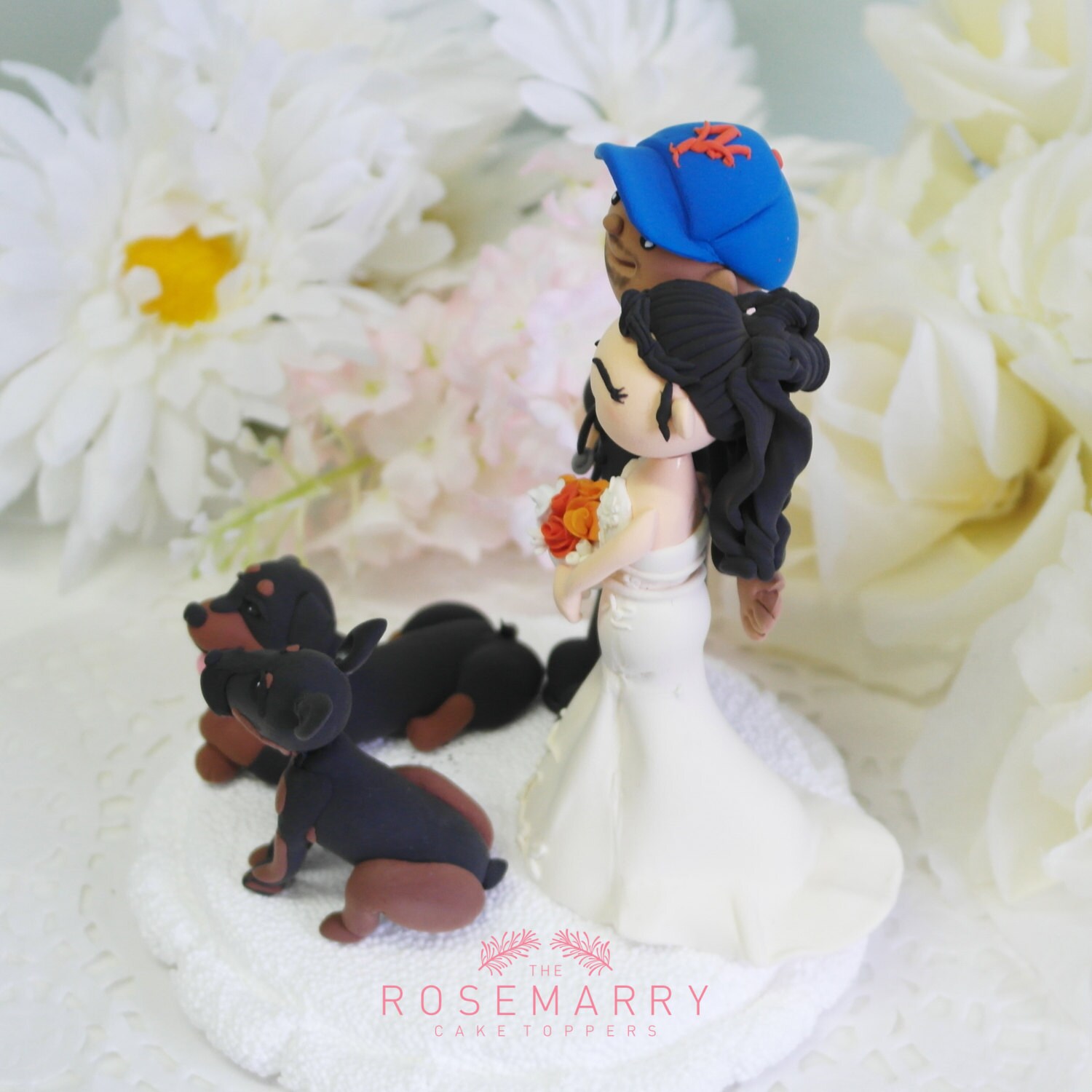 Custom Cake Topper Dr & Mrs - Etsy